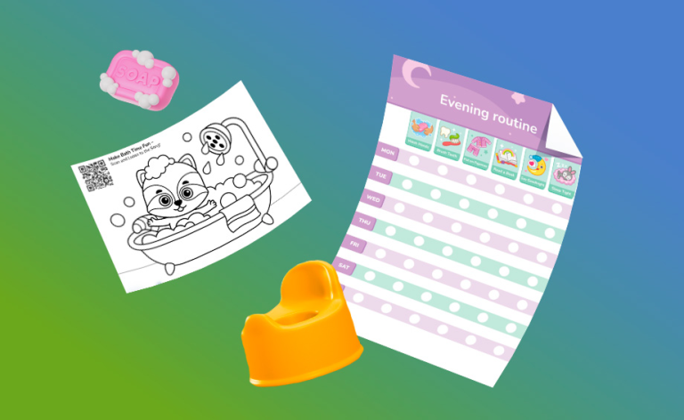 Routine Charts & Coloring Pages - Bimi Boo